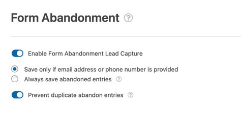 form abandonment addon wpforms