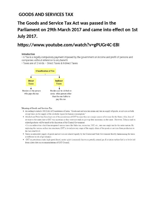 Gst Introduction Pdf