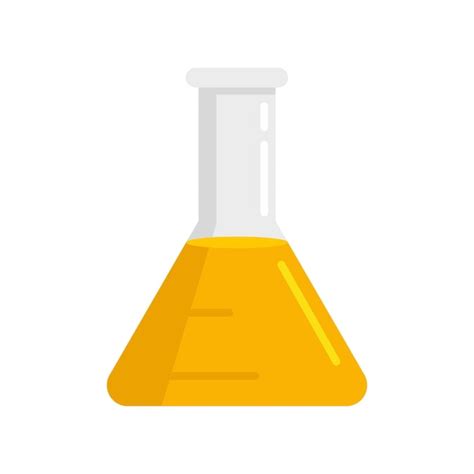 Premium Vector Medical Flask Icon Flat Illustration Of Medical Flask