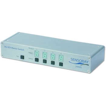 SENSORAY Model 2444 HD SDI Switcher 4x4 3G SDI Matrix Switcher With Ethernet Matrix Switches