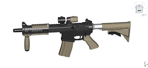 Gm 556 Prototype Rifle Full Cad Assembly Cgtrader