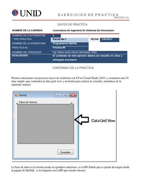 Practica 8 Parcial 1 Pdf Tabla Base De Datos Mi Sql
