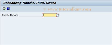 FILA RE TRANCHE SAP Tcode Edit Refinancing Tranche