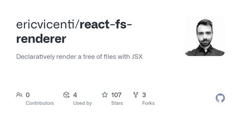 Github Ericvicenti React Fs Renderer Declaratively Render A Tree Of