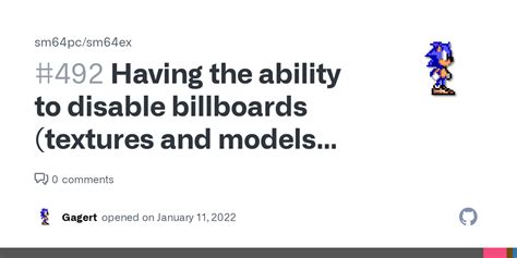 having the ability to disable billboards textures and models that