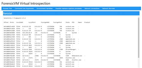 Virtual Introspection — Forensicvm 10 Documentation