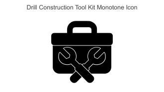 Drill Construction Tool Kit Monotone Icon In Powerpoint Pptx Png And Editable Eps Format PPT Slide