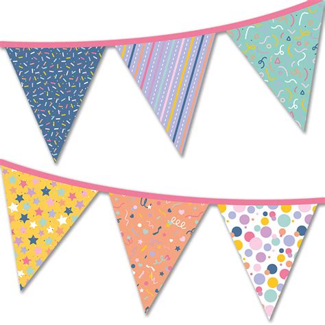 Decoraciones Festivas Imprimible Gratis Banderines De Cumpleaños Con
