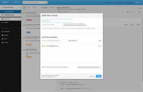 Organisez Vos Gists Avec Gistbox Informatique Générale Shevarezo`blog
