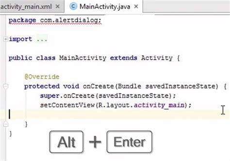 Alert Dialog Example In Android