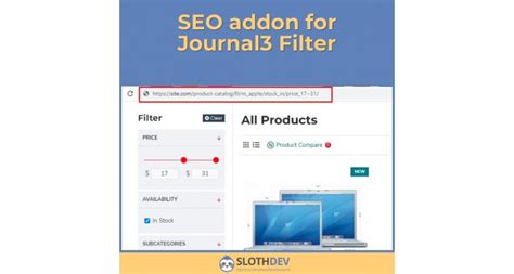 opencart seo addon for journal3 filter