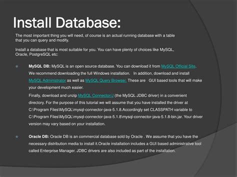 Ppt Servlets Database Access Powerpoint Presentation Free Download