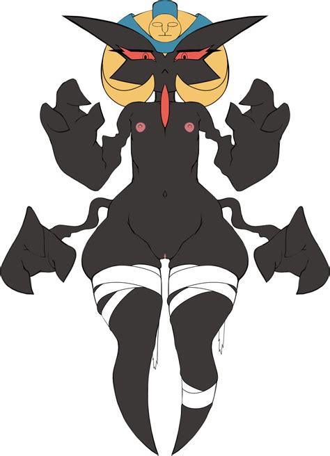 Rule 34 4 Arms Black Skin Cofagrigus Cofavoir Fir3born Flat Chest Flat Chested Fusion