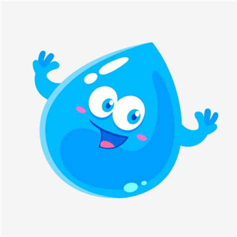 كرتون الماء أيقونات الماء أيقونات كرتونية تشيبي Png وملف Psd للتحميل