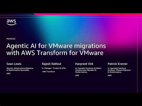 Free Video Agentic Ai For Vmware Migrations With Aws Transform For