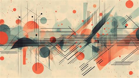 Premium Photo Abstract Geometric Background Featuring A Pattern Of Lines Creating A Visually