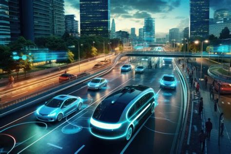 ev autonomous self driving car vehicle city architecture premium ai