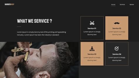 Barbershop Powerpoint Template Presentation Templates Graphicriver