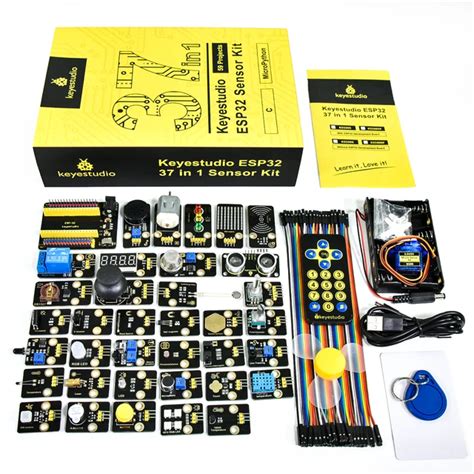 Keyestudio ESP32 RFID 37 In 1 Sensor Kit With ESP32 Board For Arduino