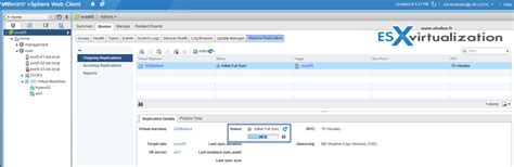 VSphere Replication With Single VCenter How To Configure ESX Virtualization