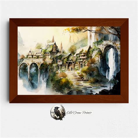 Entrance To Rivendell Lord Of The Rings Art Fantasy Art Tolkien