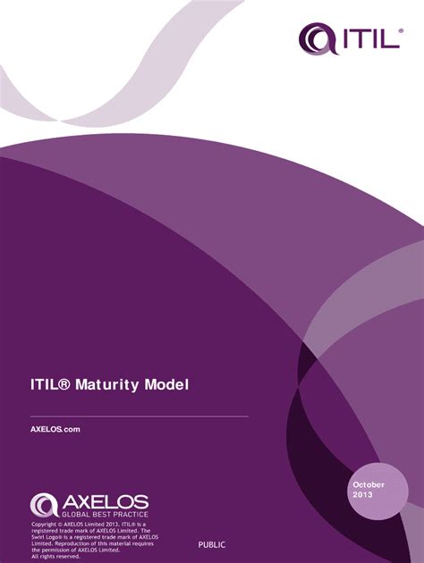 fillable online itil maturity model fax email print pdffiller