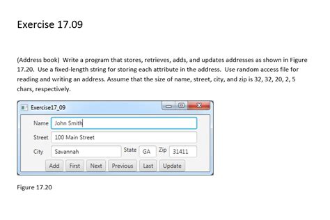 Solved Address Book Write A Program That Stores