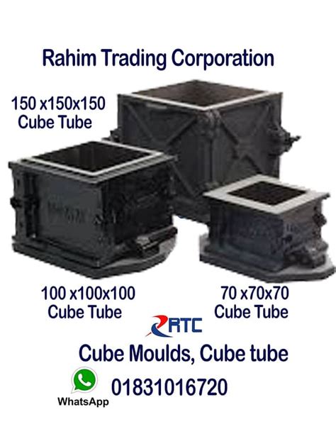 Cube Test Tube Molds For Concrete Grout Testing RTC Dhaka
