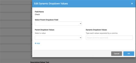 Where Can I Learn More About The Dynamic Dropdown Option Found Under