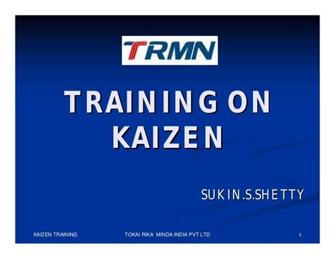 Kaizen Training