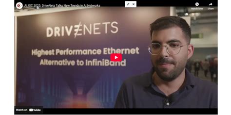 at isc 2025 drivenets talks ethernet based ai networking inside hpc