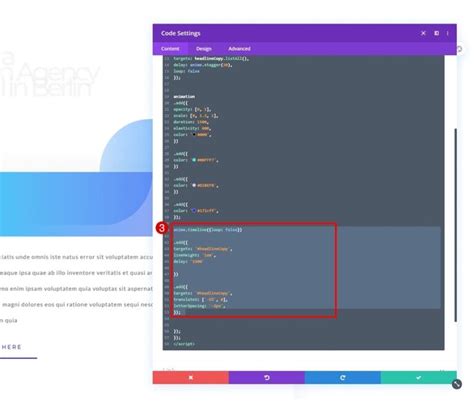 how to add advanced text animations inside divi with letterize js