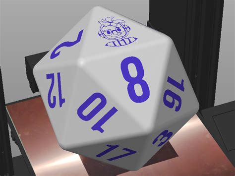 3d Printing Nerd Large Scale Dice Multimaterial By Yourbuddydinec