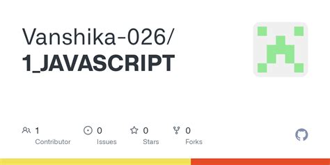Github Vanshika 0261javascript
