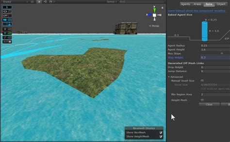 navmesh is excluding terrain areas it shouldn t unity engine unity