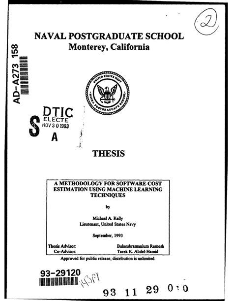 Pdf A Methodology For Software Cost Estimation Using Machine Learning Techniques