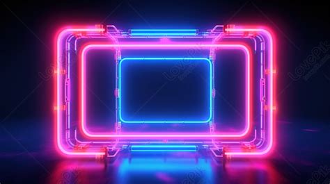 발광 글로우 놀라운 3d 수중 일러스트레이션을 갖춘 생생한 네온 레이저 프레임 3d 레이저 배경 놀라 배경 글로우 배경 이미지 Hd 3d 레이저 놀라 글로우 배경