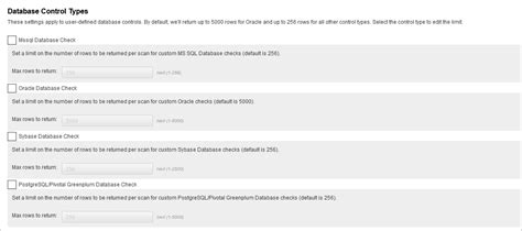 using database user defined controls udcs