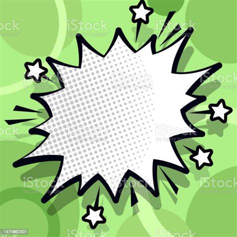 컬러 배경 디자인 위에 복사 공간을 가진 만화 빈 연설 거품 광고 및 홍보 사업을 대표하는 폭발 프레임 워크의 빈 템플릿 경쟁에 대한 스톡 벡터 아트 및 기타 이미지