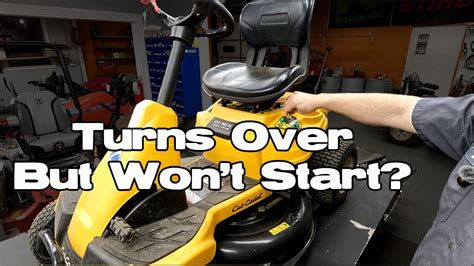 Cub Cadet CC30 H Turns Over But Won’t Start Full Diagnosis & Easy Fix to Get It Running Again ...