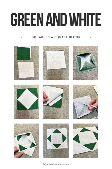 Beginner Square In A Square Exploding Quilt Block Tutorial Pattern