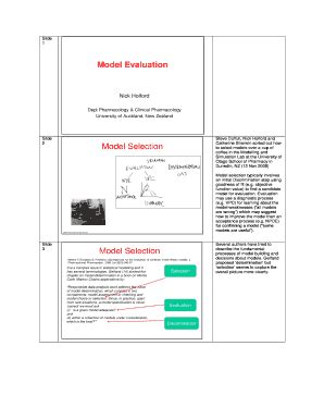 Fillable Online Model Evaluation Fax Email Print PdfFiller