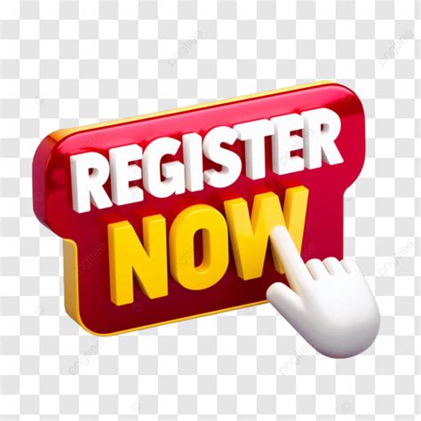 3d Button Of Register Now Register Now Register Now Button Register