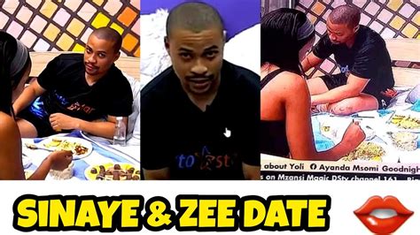 Sinaye And Zee First Date And First Kiss Sinaye Acting Like Kanaga Jnr