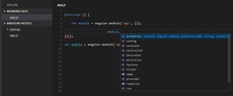 Angularjs Why Visual Studio Code Showing Module As Reserved Keyword In Javascript Stack