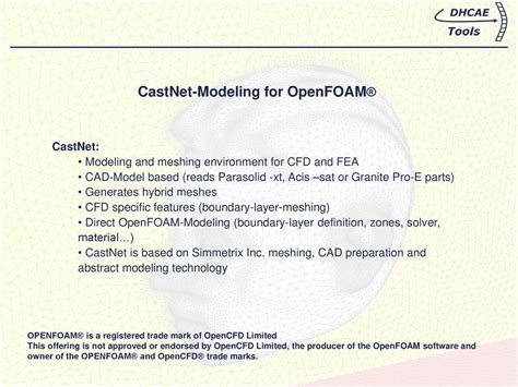 Castnet Modeling For Openfoam® Ppt Download