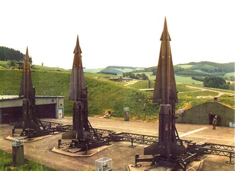 Mim 14 Nike Hercules Surface To Air Missiles In Oedingen West Germany