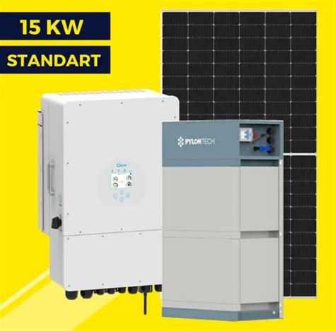 Купить Гибридная солнечная станция на 15 кВт Standart | Deye 15 kw ...
