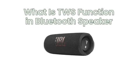 What Is Tws Function In Bluetooth Speaker All For Turntables