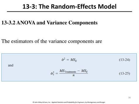 Ppt Design And Analysis Of Single Factor Experiments The Analysis Of Variance Powerpoint